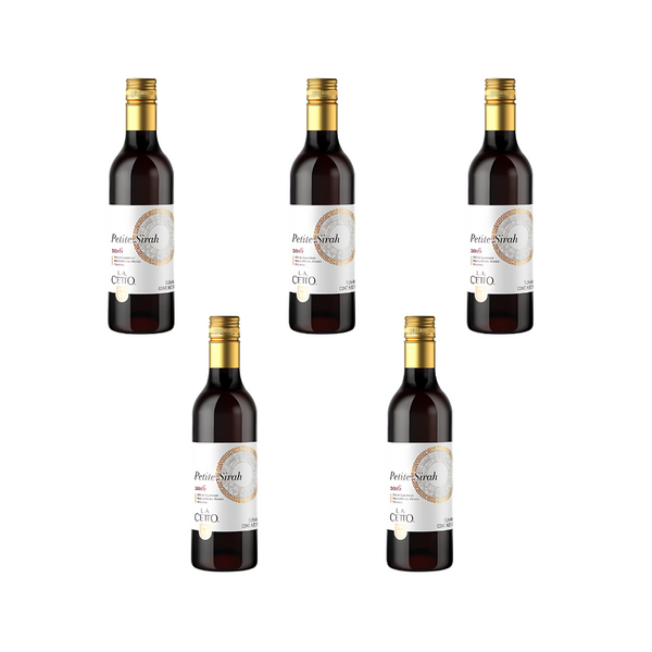 VINO TINTO L.A. CETTO PETITE SIRAH 187 ML (PACK 5 BOTELLAS ...