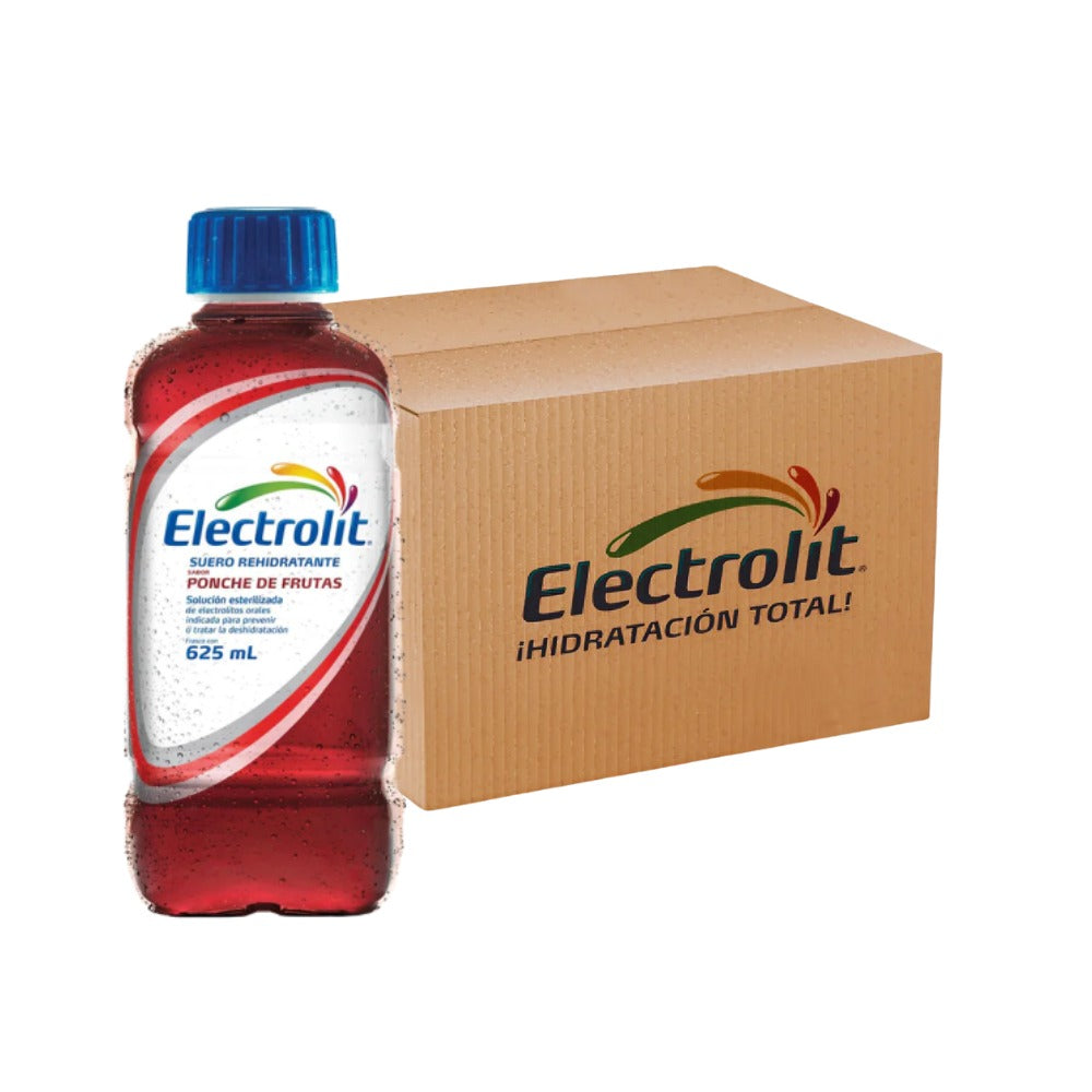 BEBIDA HIDRATANTE ELECTROLIT PONCHE DE FRUTAS 625 ML (12 PIEZAS ...
