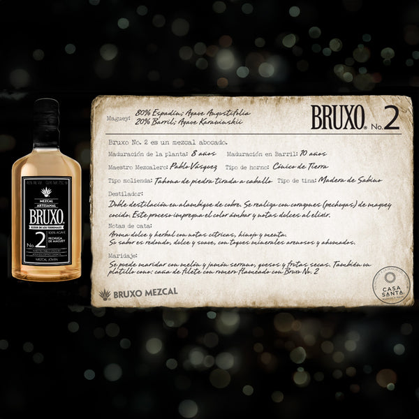 MEZCAL BRUXO NO. 2 PECHUGA 750 ml - CentralDePrecios
