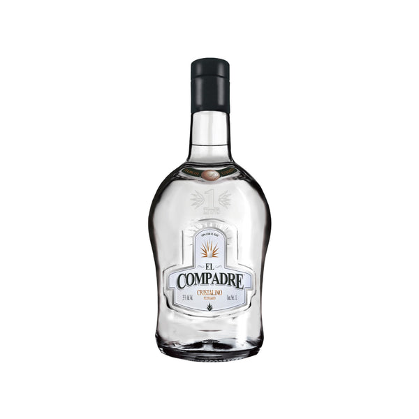 LICOR DE AGAVE EL COMPADRE CRISTALINO 1000 ML (12 PIEZAS ...