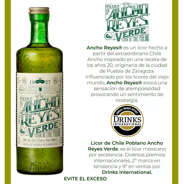 LICOR ANCHO REYES DE CHILE ANCHO 750 ML - CentralDePrecios