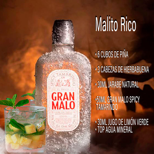 GRAN MALO SABOR TAMARINDO LICOR DE TEQUILA 750 ml - CentralDePrecios