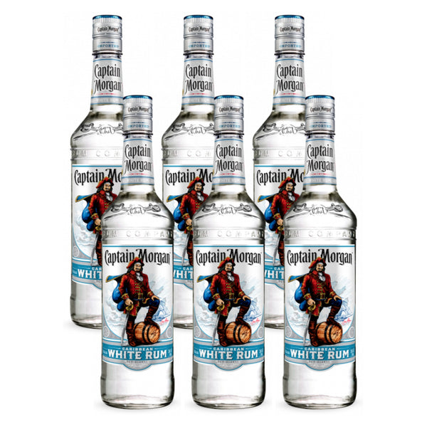 RON CAPTAIN MORGAN WHITE 700 ml (6 PIEZAS) - CentralDePrecios